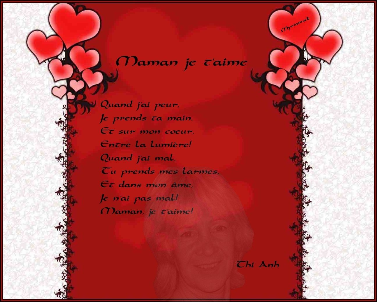 Pour Toi Ma Maman Que Jaime Tant